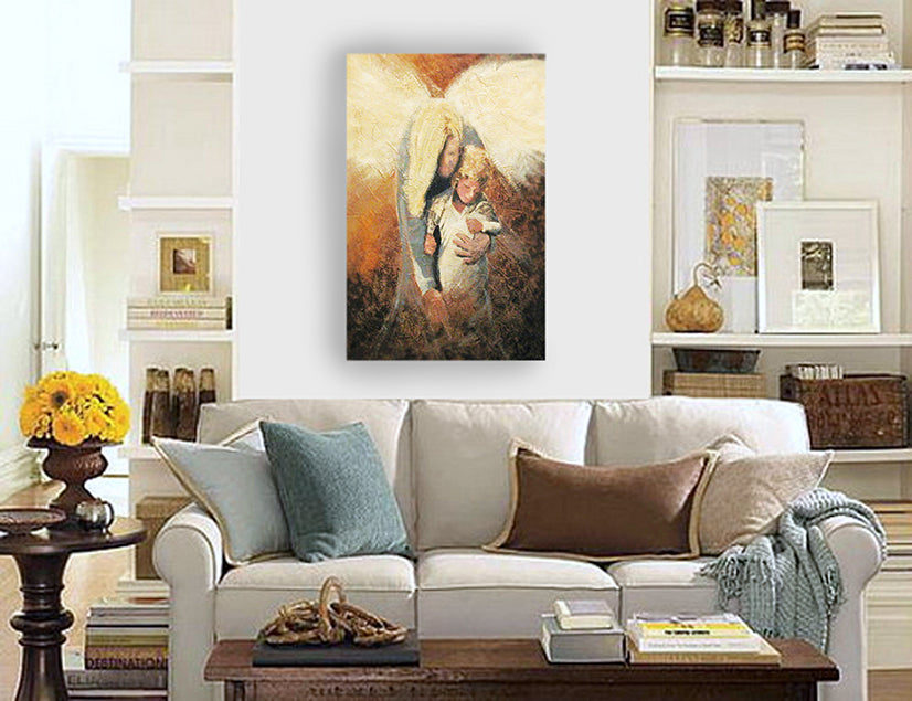 "A Guardian Angel #4" - Angel series print by Thomas Andrew ...